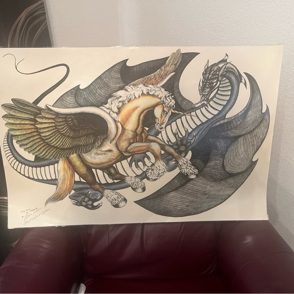 Shane Slayer | Art | Vintage Shane Slayer Art Colored Edition Signed By ...